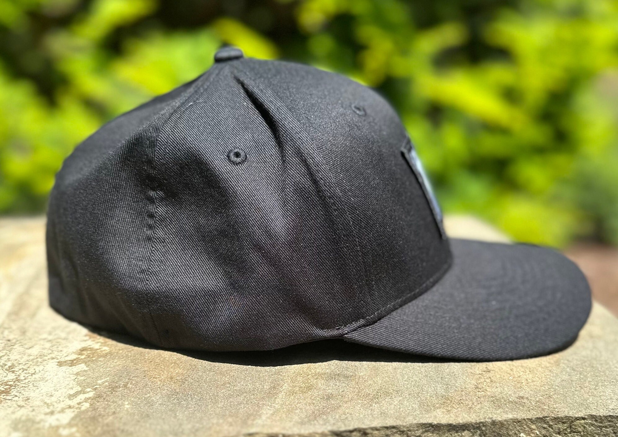 XXL Black Flexfit Blackbeard Pirate Flag Patch Hat by Concord & Lex - Etsy