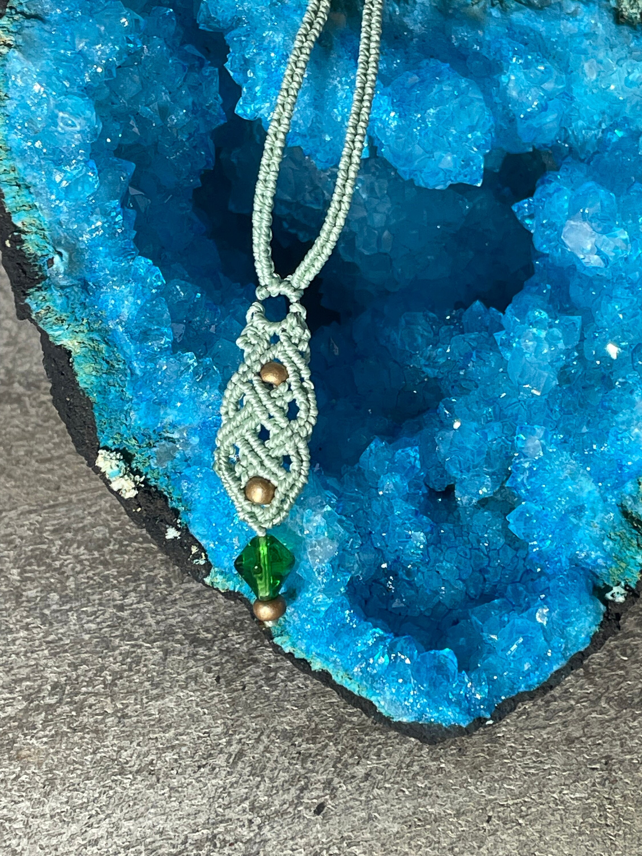 Celtic Knot Macrame Necklace, Celtic Knot Jewelry, Macrame Jewelry, Perfect Gift for Irish ...