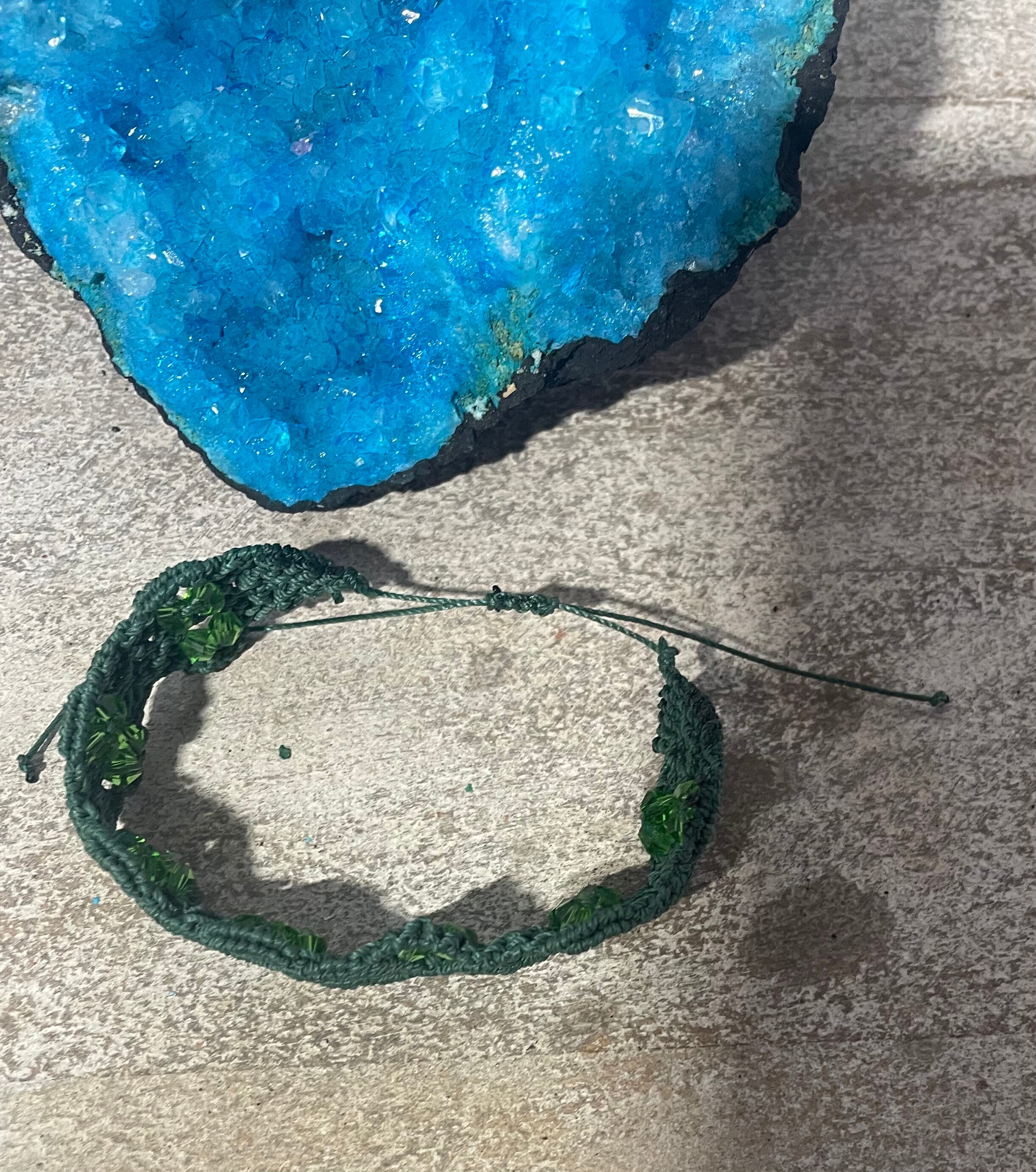 Celtic Knot Macrame Bracelet With Crystal Beads, Irish Inspired Jewelry ...