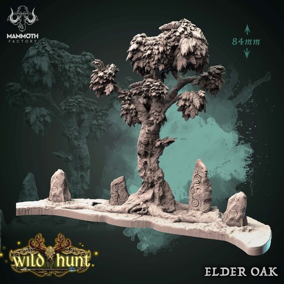 Elder Oak Dnd Scenery / Dnd / Scenery / Dungeons and Dragons / - Etsy UK