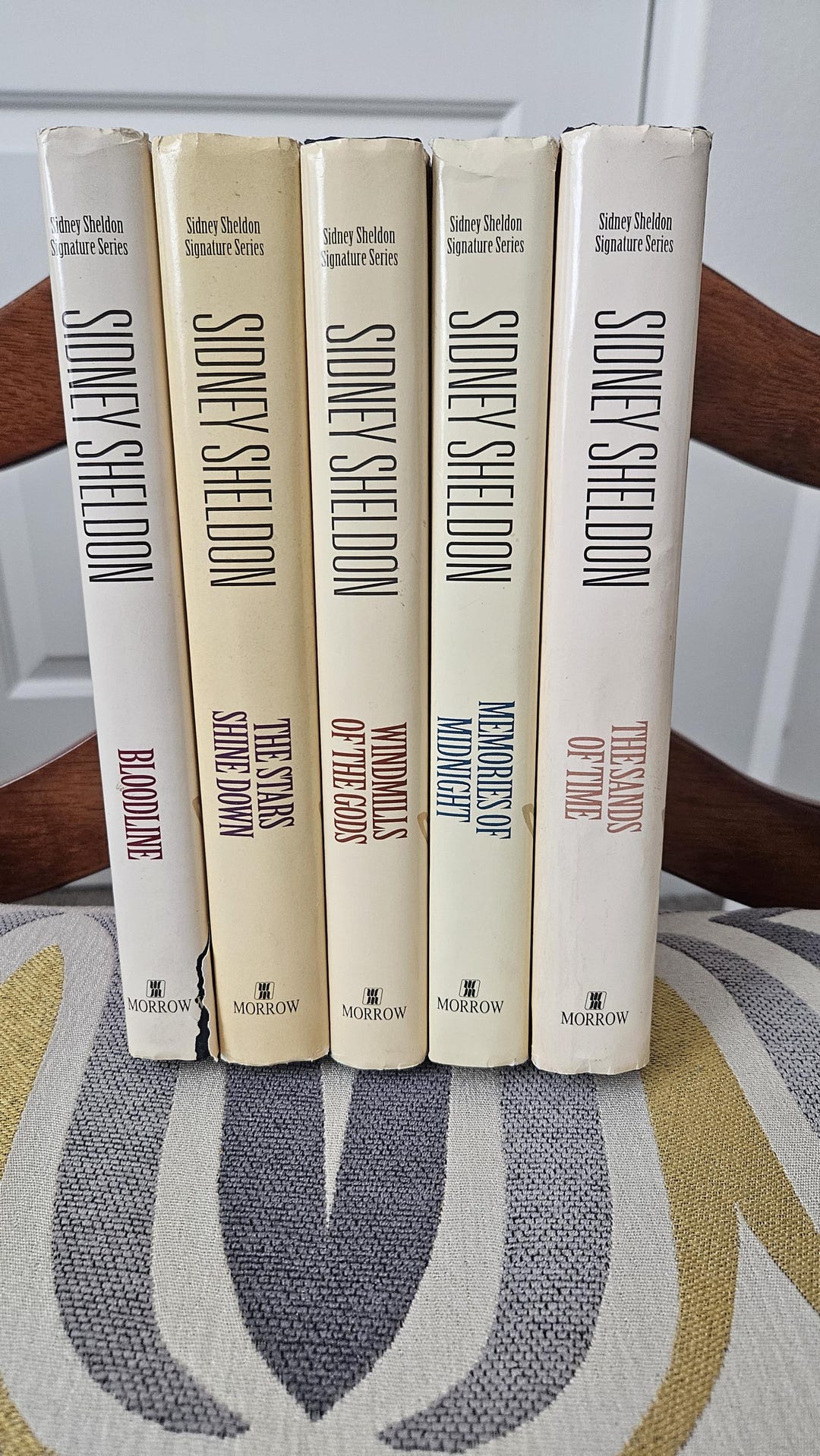 Set of 5 Sidney Sheldon Signature Series Signed Books With Dust Jackets ...