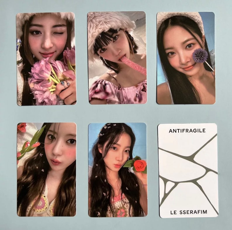 Lesserafim Photocards Antifragile Album Chaewon Sakura - Etsy Ireland