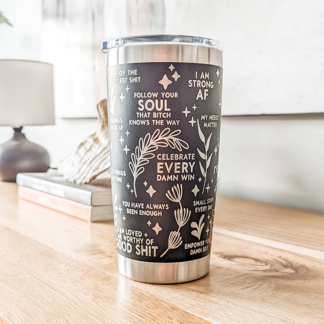 20oz YETI Tumbler With Motivations Quotes - Perfect for Girl Gifts ...