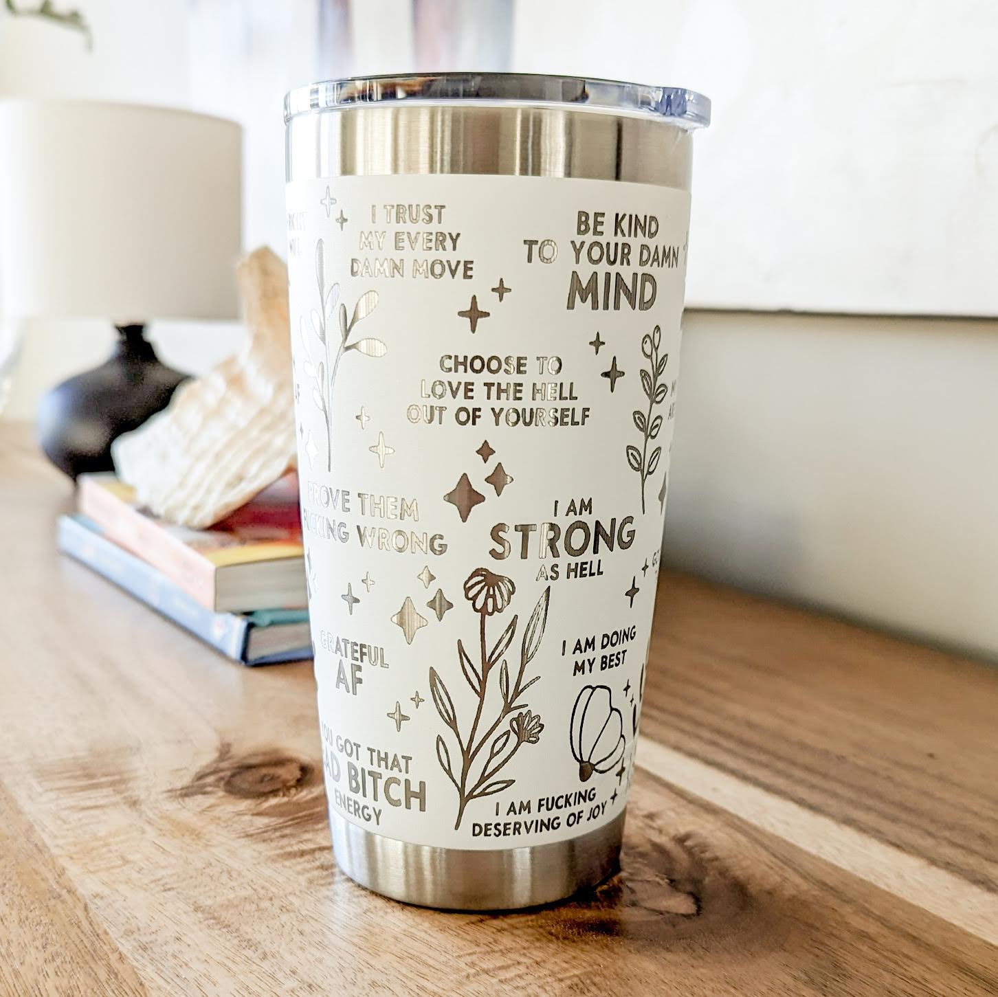 20oz YETI Tumbler With Motivations Quotes - Perfect for Girl Gifts ...