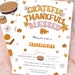 Editable Thanksgiving Invitation, Thanksgiving Dinner Invite, Grateful ...