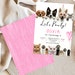 Editable Dog and Cat Birthday Party Invitation Pawty Birthday Party ...