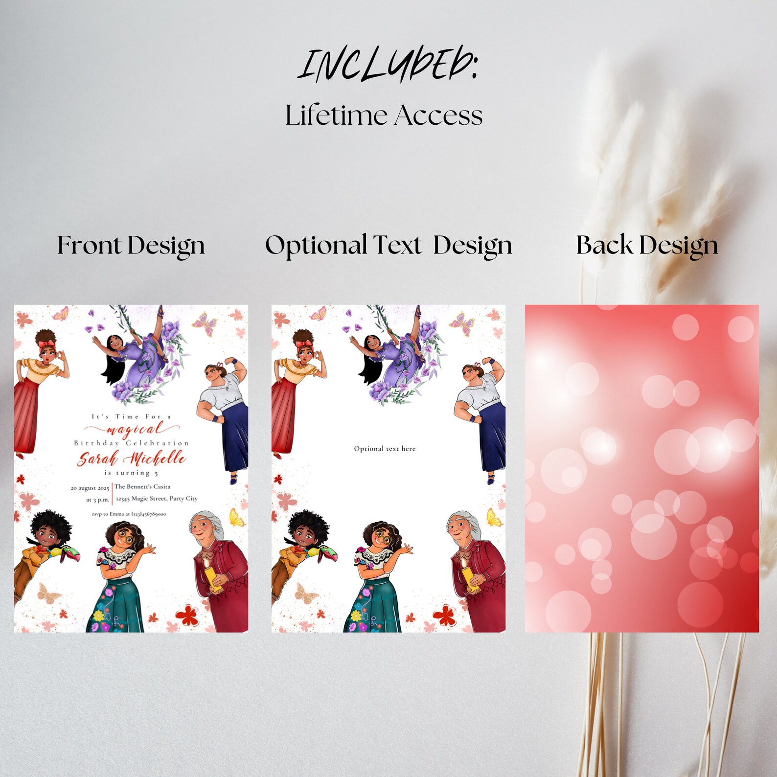 EDITABLE Encanto Birthday Invitation, La Familia Birthday Party ...