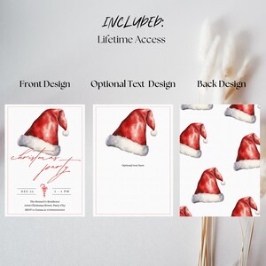 Editable Christmas Party Invitation, Christmas Party Invitation, Party ...