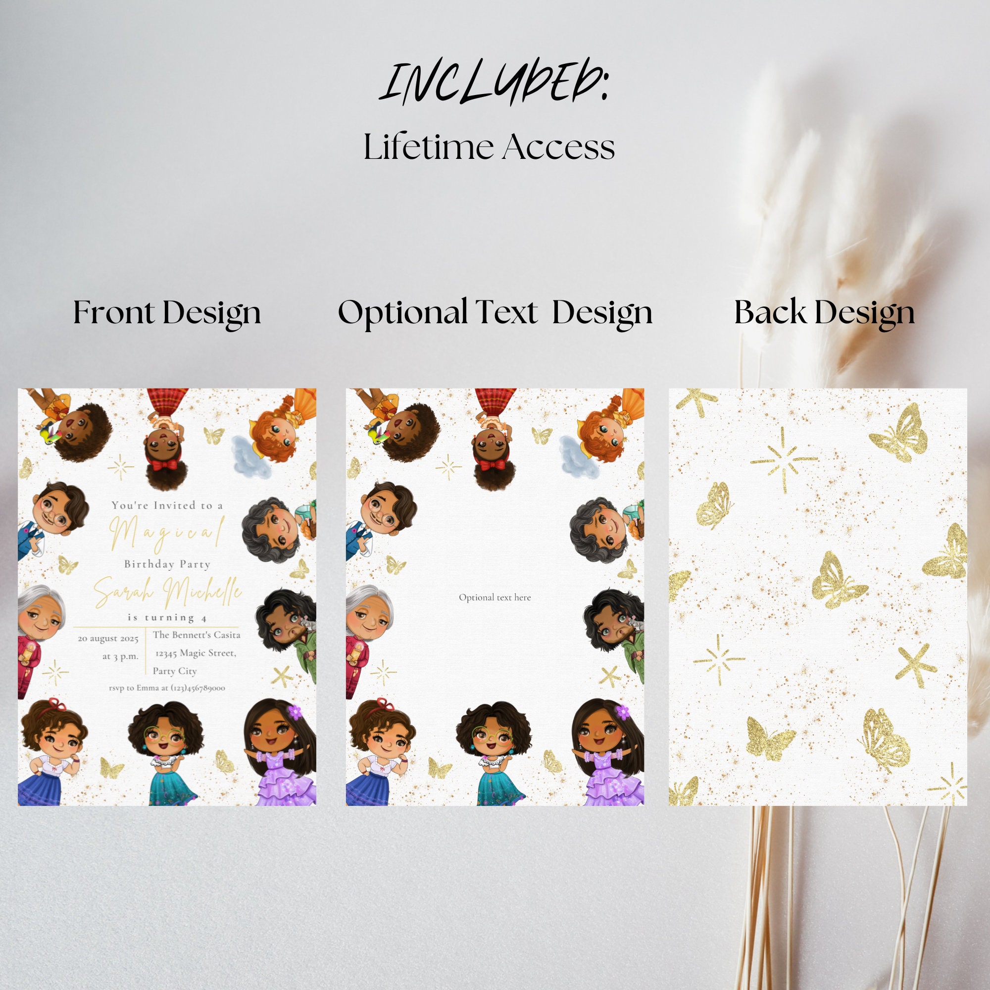 EDITABLE Encanto Birthday Invitation, La Familia Birthday Party ...
