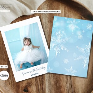 Editable Elsa Invite Digital Frozen Party Invitation Custom Frozen ...