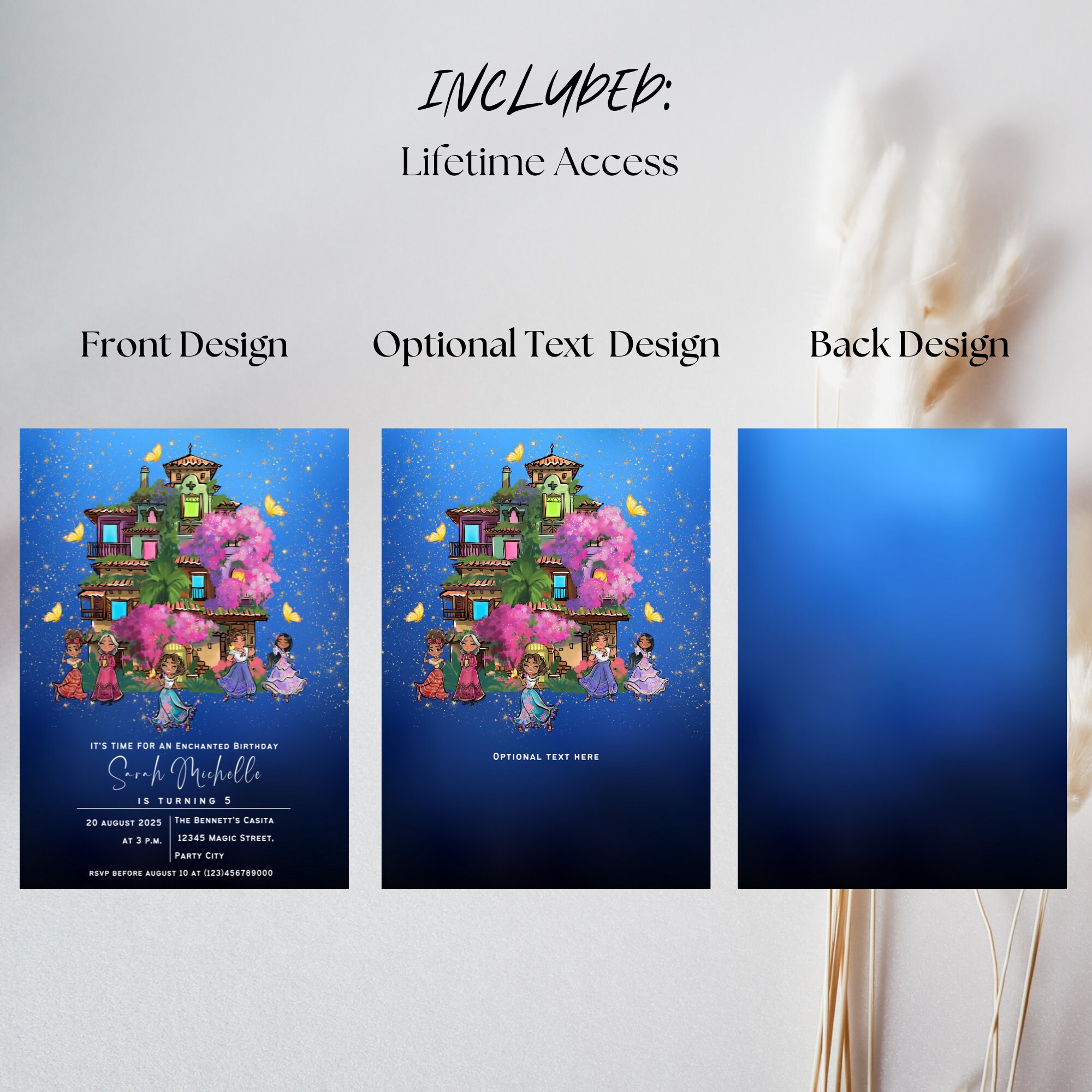 EDITABLE Encanto Birthday Invitation, Casita Birthday Invitation ...