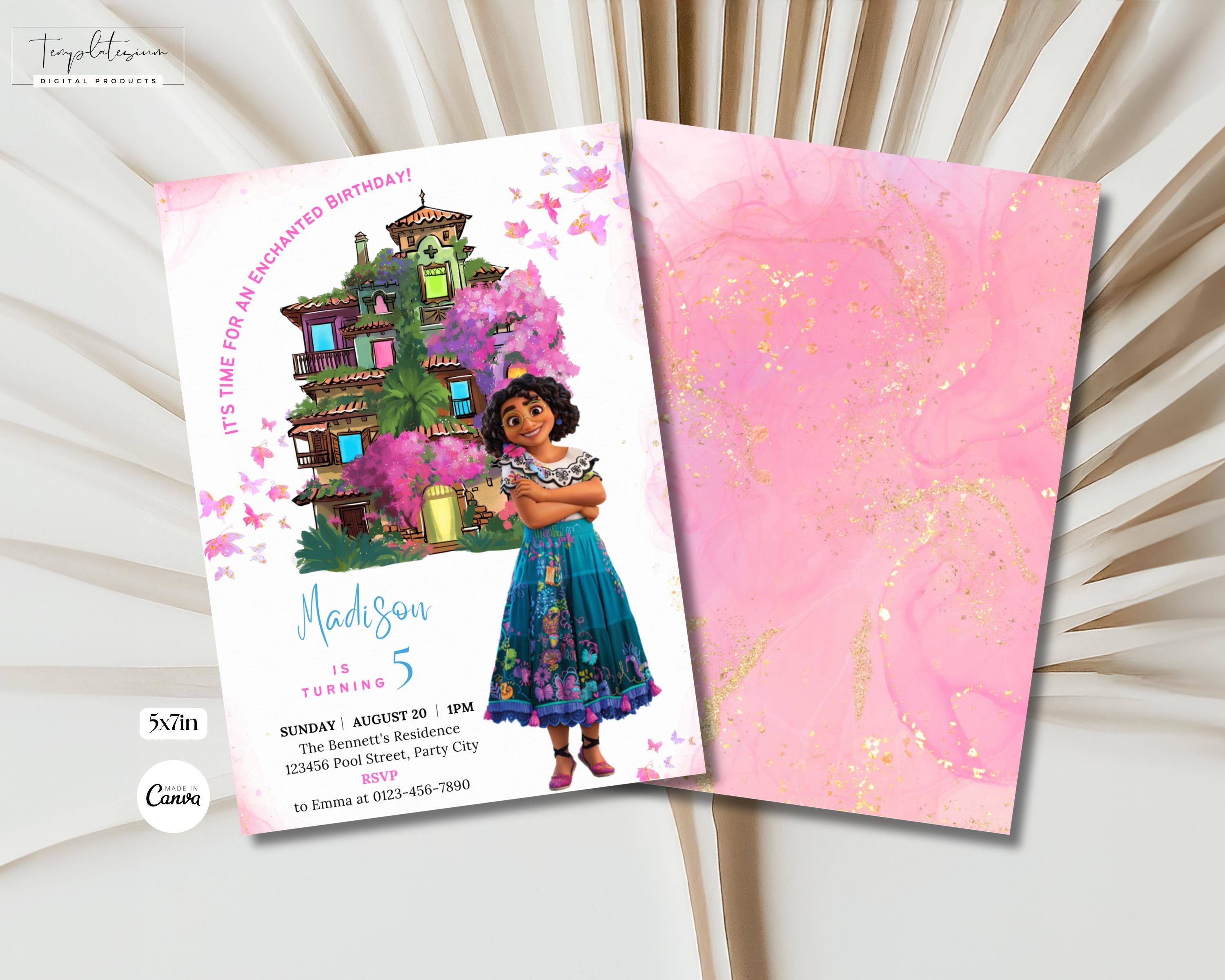 EDITABLE Mirabel Madrigal Birthday Invitation La Familia Birthday Party ...