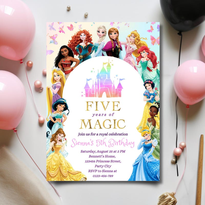 Character Party Invitation - Etsy