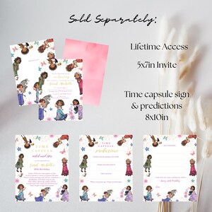 EDITABLE Encanto First Birthday Milestone Sign, La Familia Birthday ...