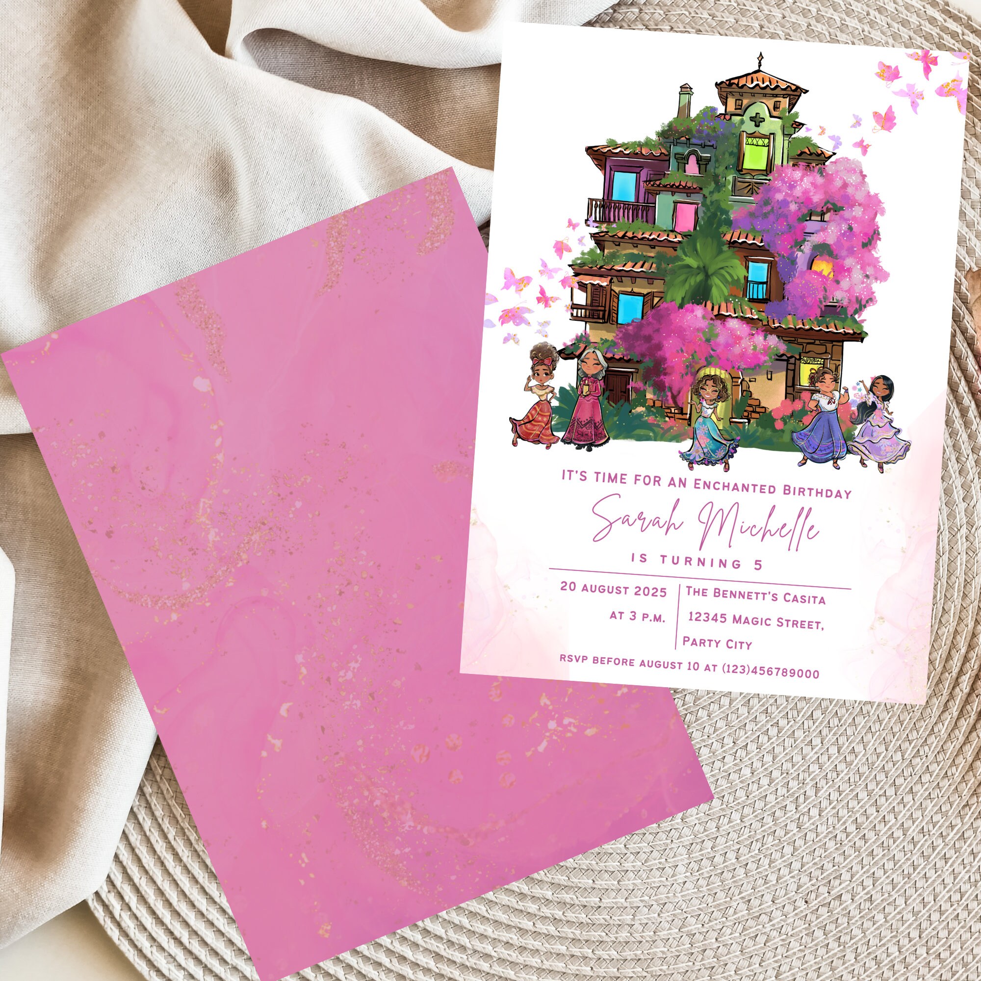 EDITABLE Encanto Birthday Invitation Casita Birthday - Etsy UK