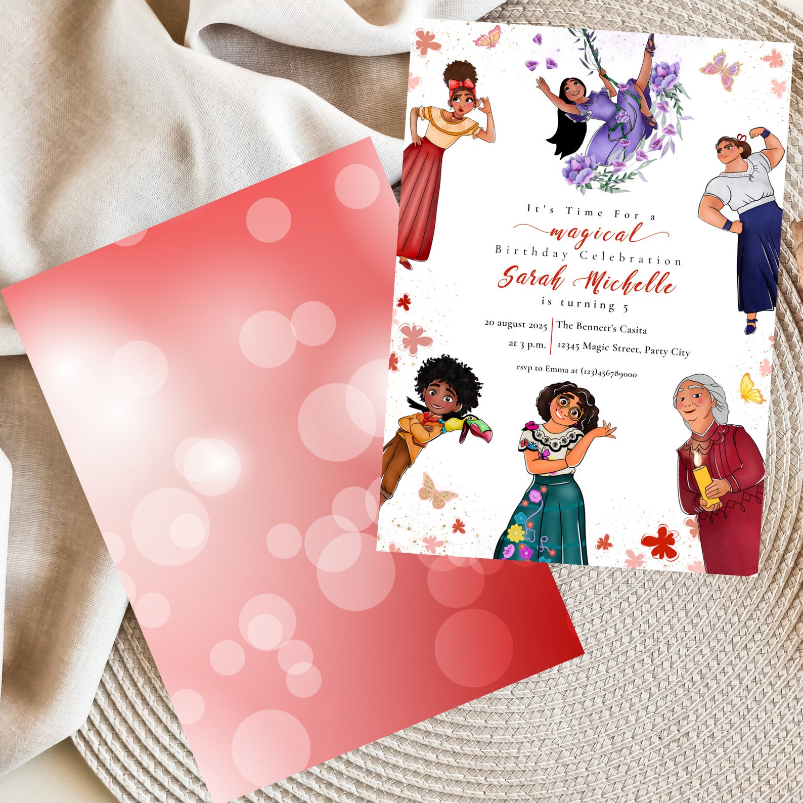 EDITABLE Encanto Birthday Invitation, La Familia Birthday Party ...