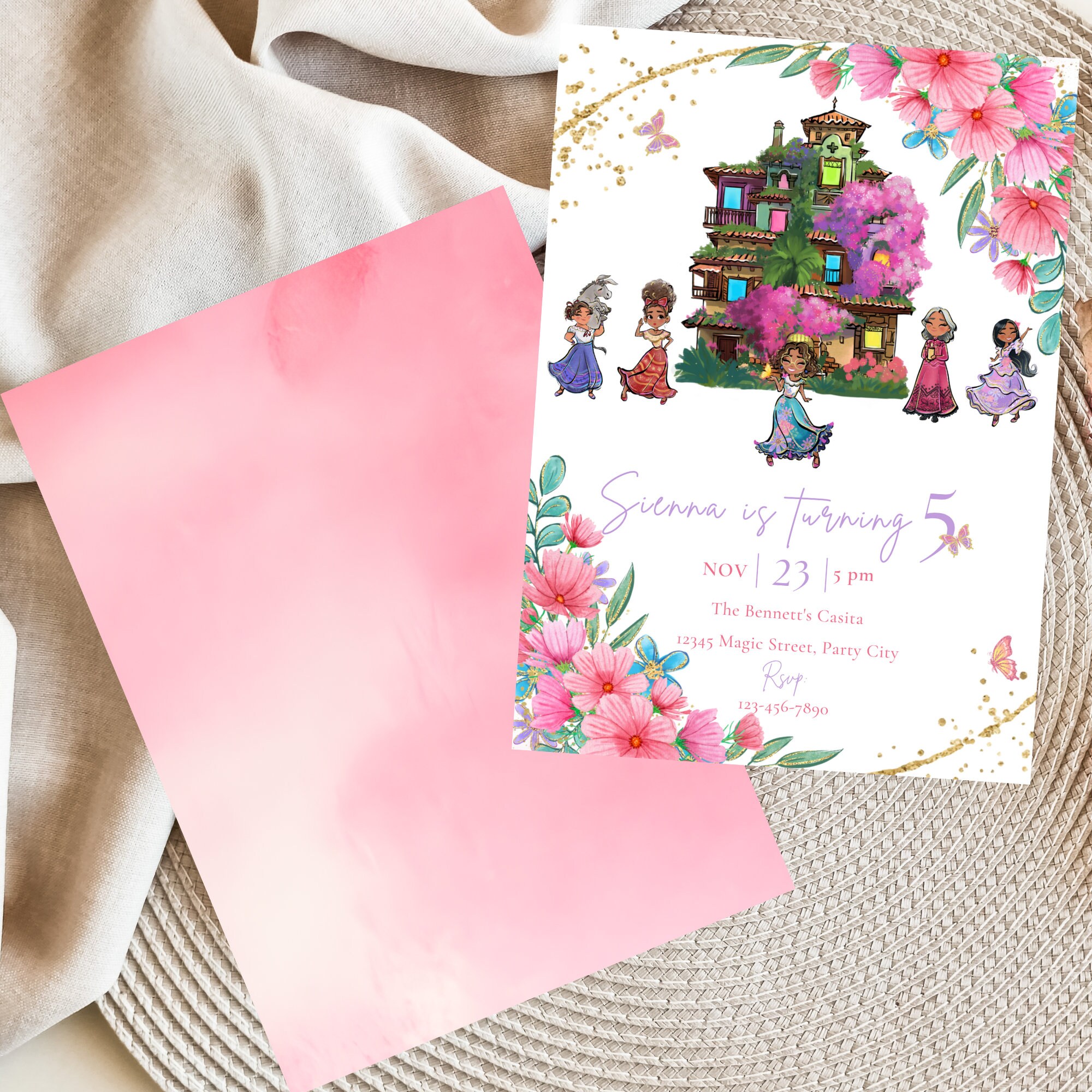 EDITABLE Encanto Birthday Invitation Casita Birthday - Etsy UK