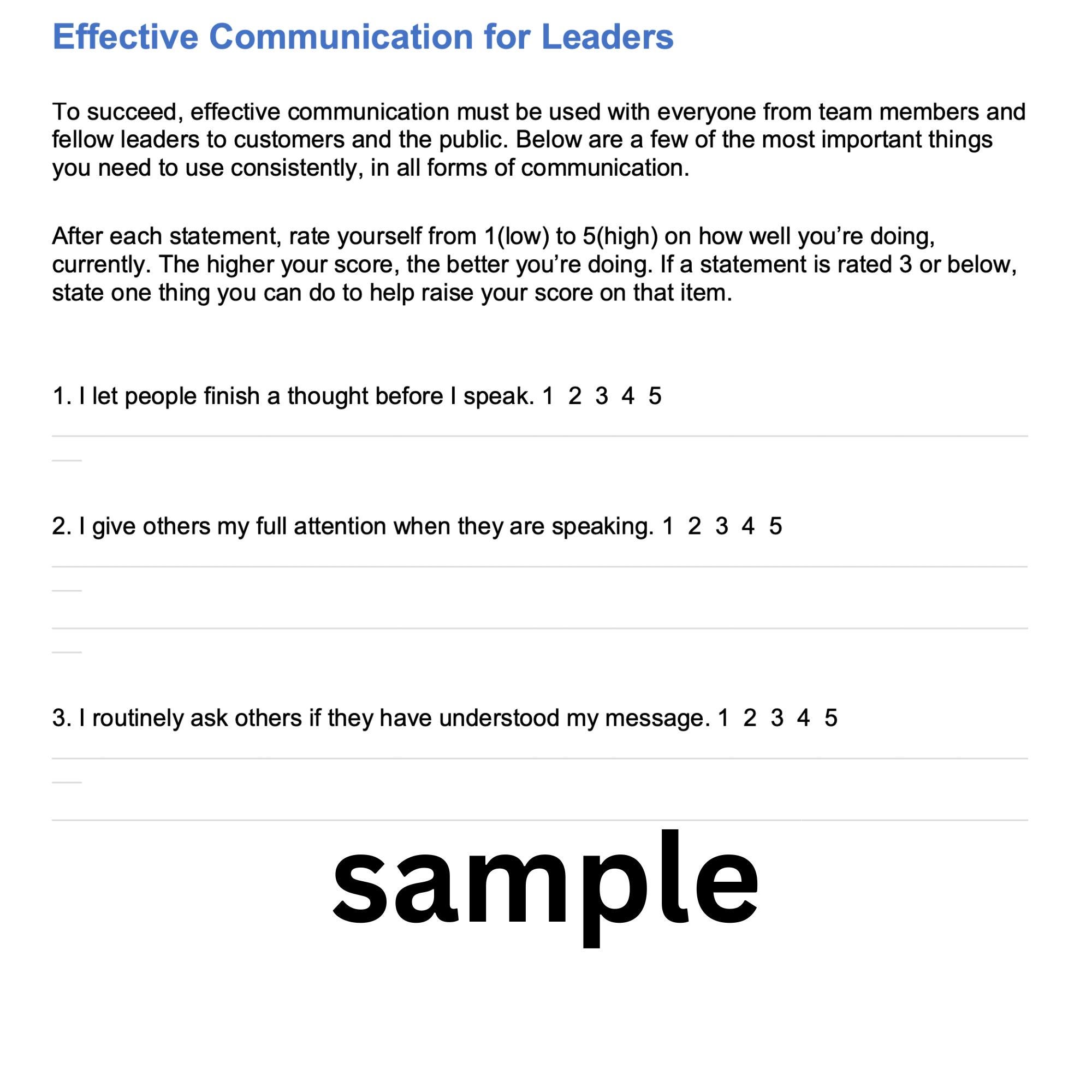 Leadership Self-evaluation Kit: New Leader Assessment + 3 Bonus Ebooks ...