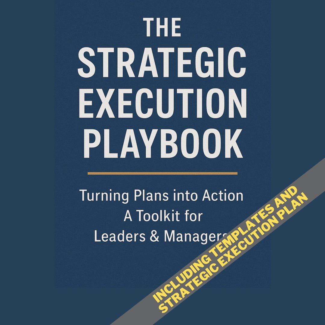 Strategic Execution Playbook With Plan & Toolkit for Leaders | Business ...