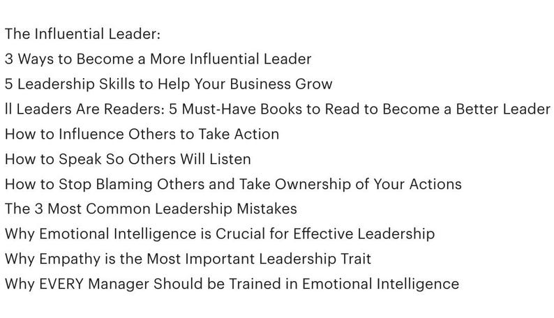 Leadership Video Course: Team Development, Emotional Intelligence ...