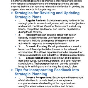 Strategic Planning Workbook: Editable Templates, MRR PLR License 30 ...
