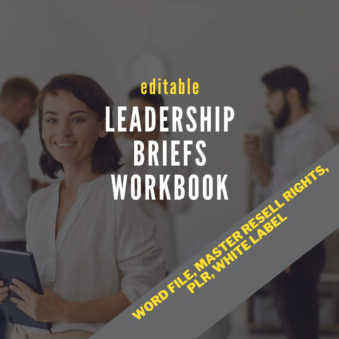 Leadership Briefs: Editable Guide to Mastering Leadership Skills. Word ...