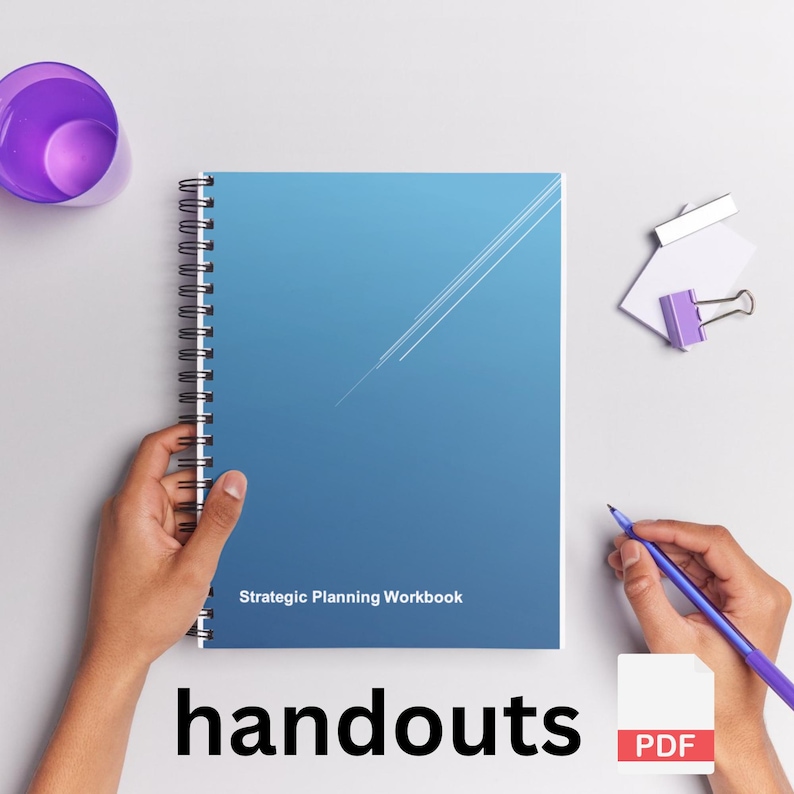 Strategic Planning Workbook: Editable Templates, MRR PLR License 30 ...