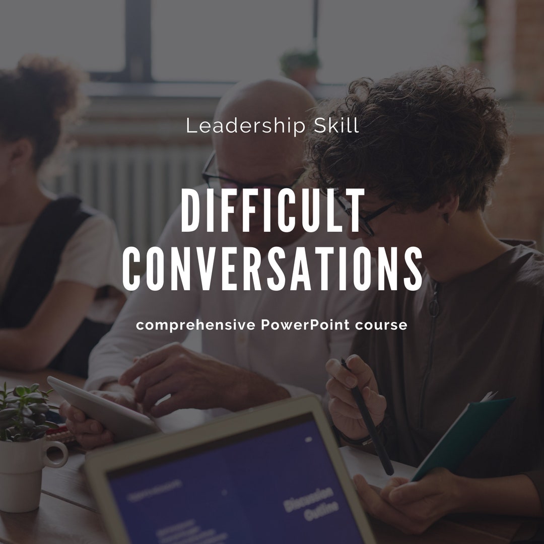 Leadership Master Difficult Conversations Instant Download Course ...