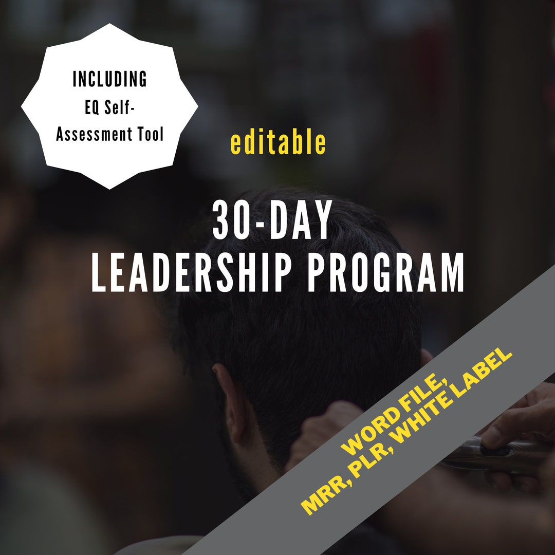 Leadership Skills 30-day Program: Activity Journal (digital Download ...