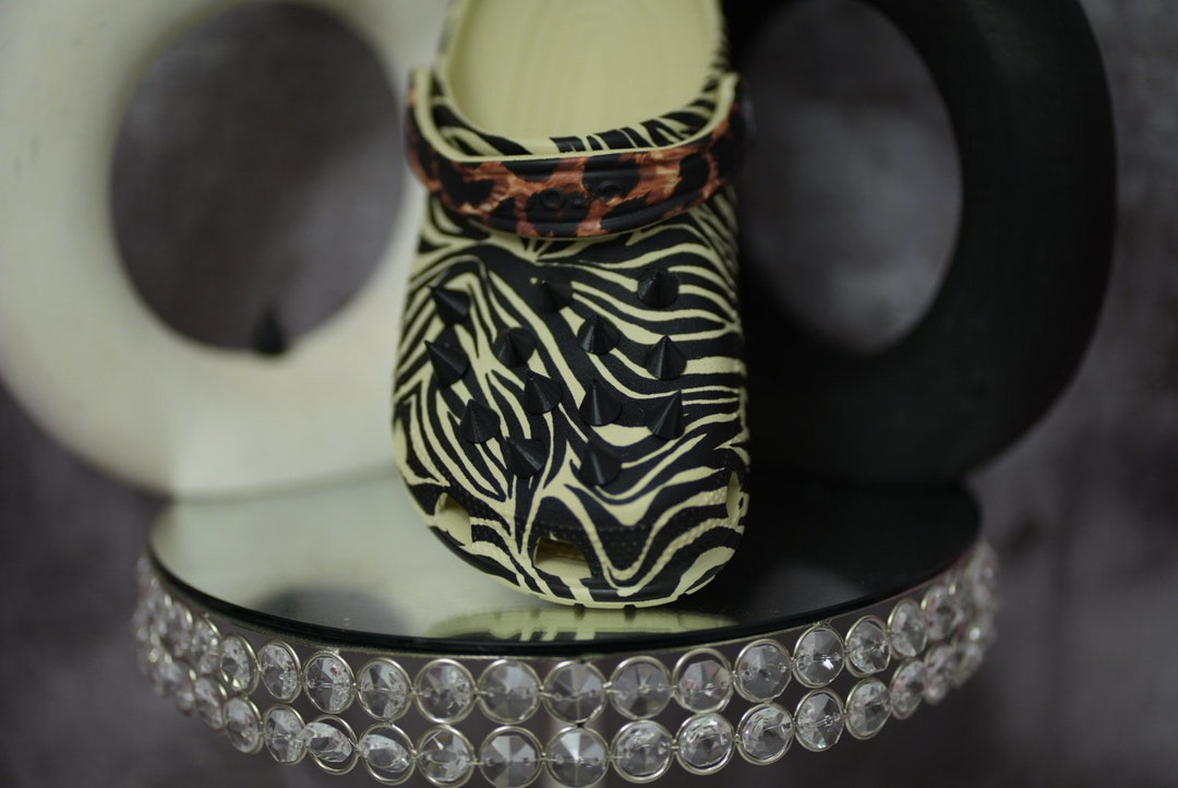 Custom SPIKE Croc Charm // SPIKED Croc Charm // 3D Printed Croc Jibbitz ...