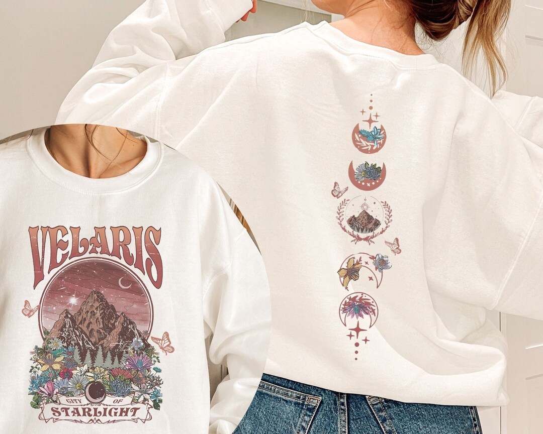 Velaris Sweatshirt, Book Lovers Sweater, Acotar Velaris Sweater, City ...