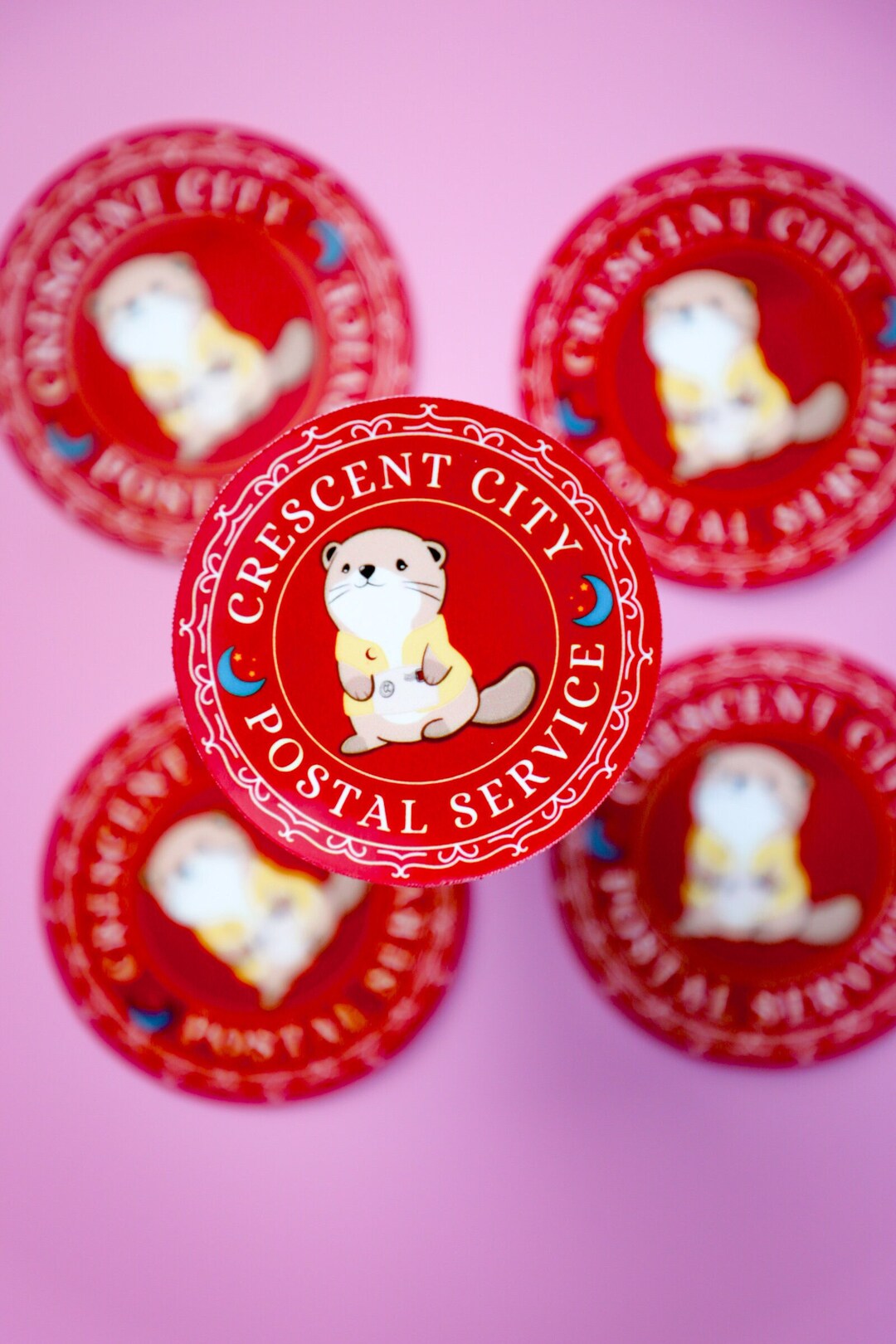 Crescent City Otter Sticker, Otter Postal Service Sticker, Crescent ...