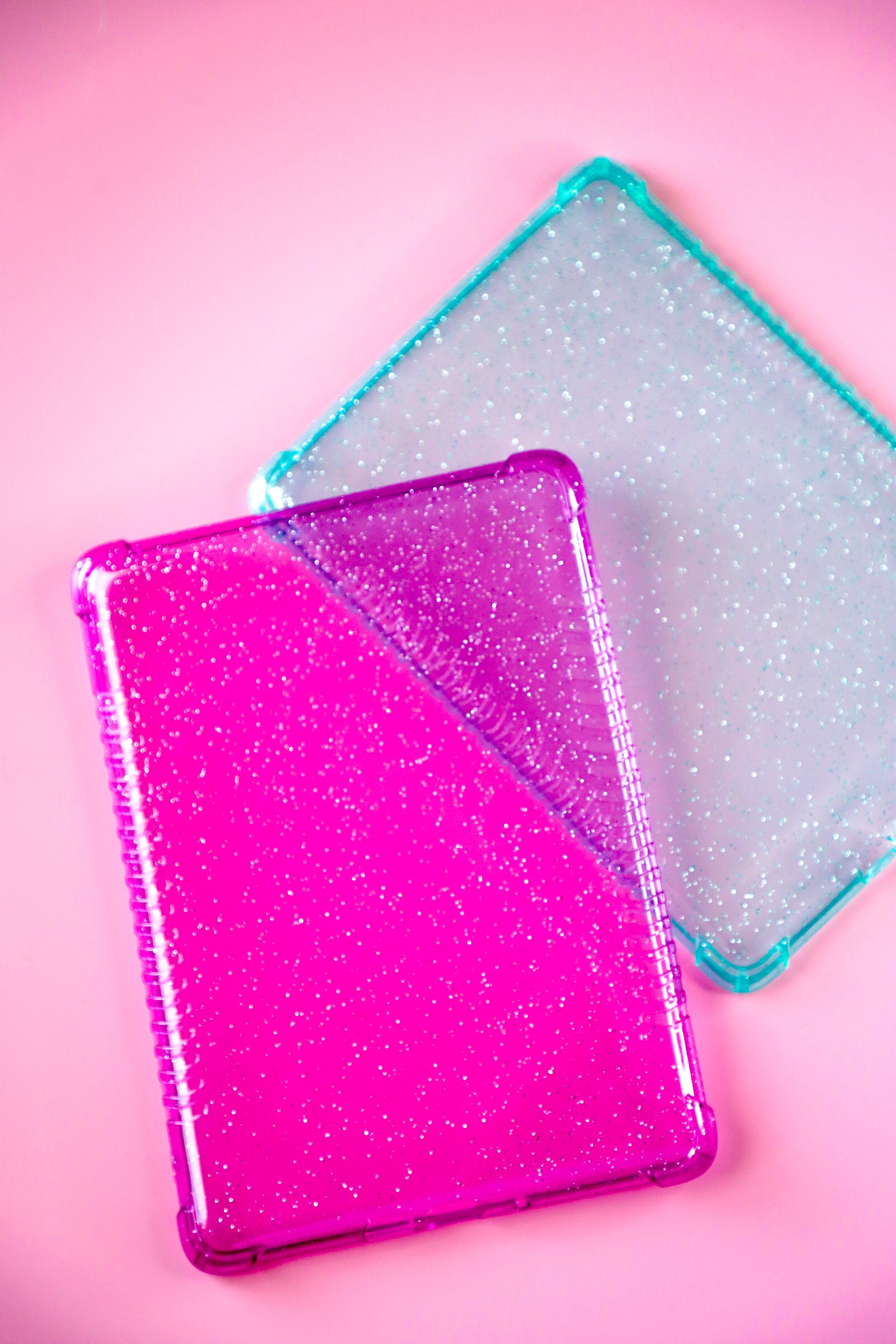 Purple Glitter Kindle Paperwhite Case, Transparent Purple Glitter Case ...