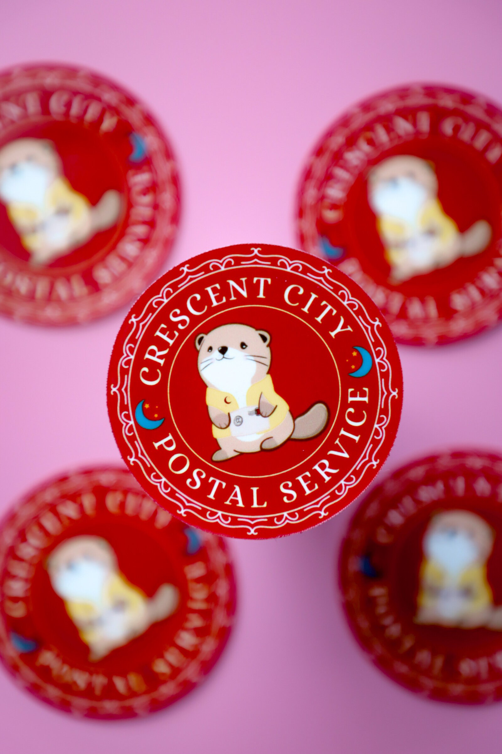 Crescent City Otter Sticker, Otter Postal Service Sticker, Crescent ...