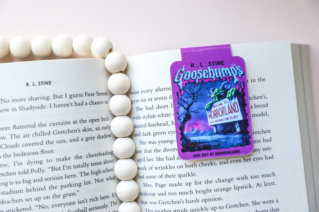 Goosebumps Magnetic Bookmark, Halloween Bookmark, Spooky Bookmark ...