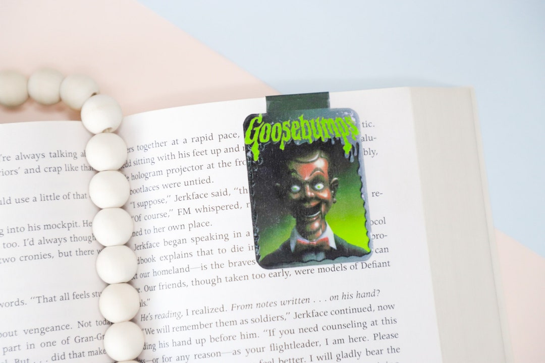 Goosebumps Magnetic Bookmark, Halloween Bookmark, Spooky Bookmark ...