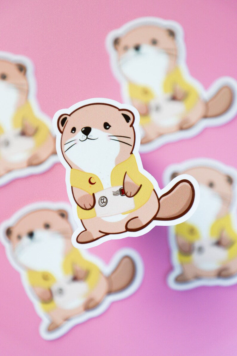 Crescent City Otter Sticker, Otter Postal Service Sticker, Crescent ...
