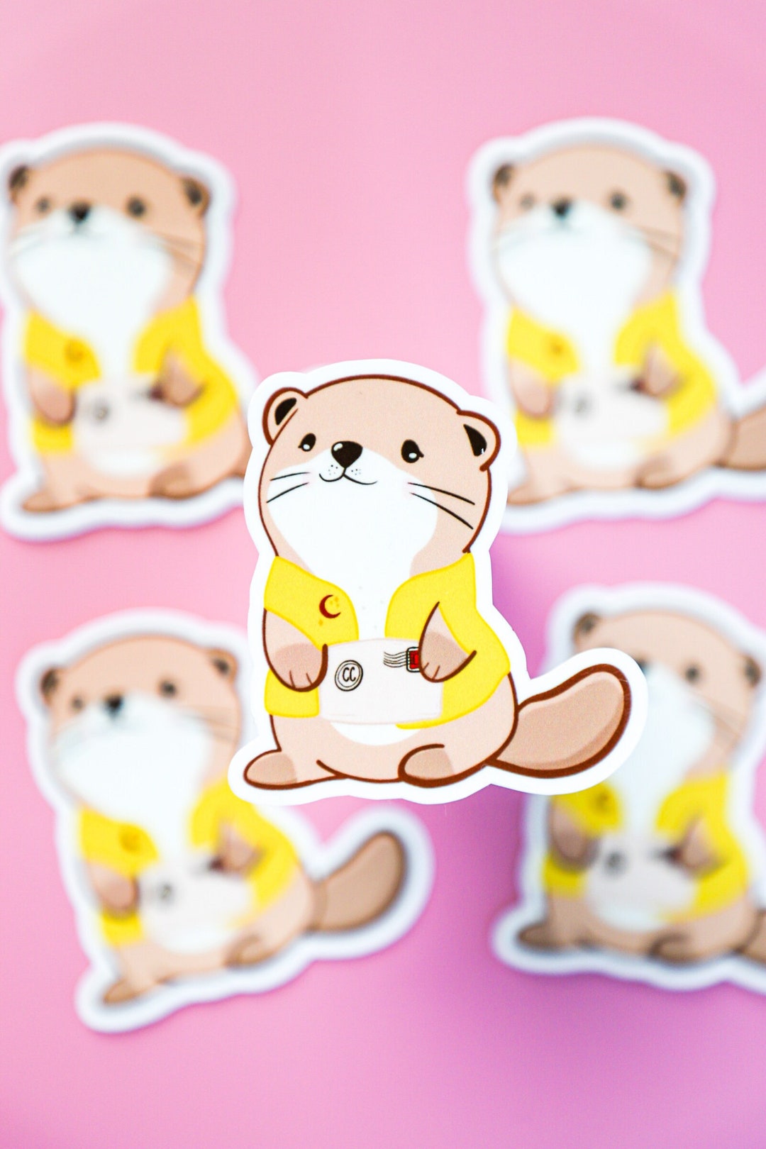 Crescent City Otter Sticker, Otter Postal Service Sticker, Crescent ...