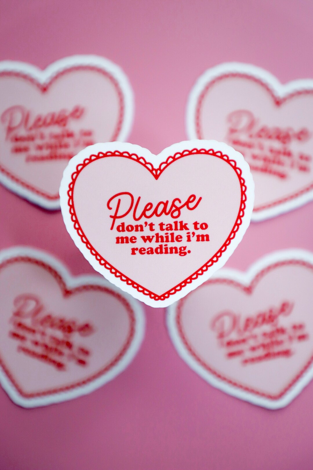 Please Don't Talk to Me While I'm Reading Sticker, Book Stickers ...
