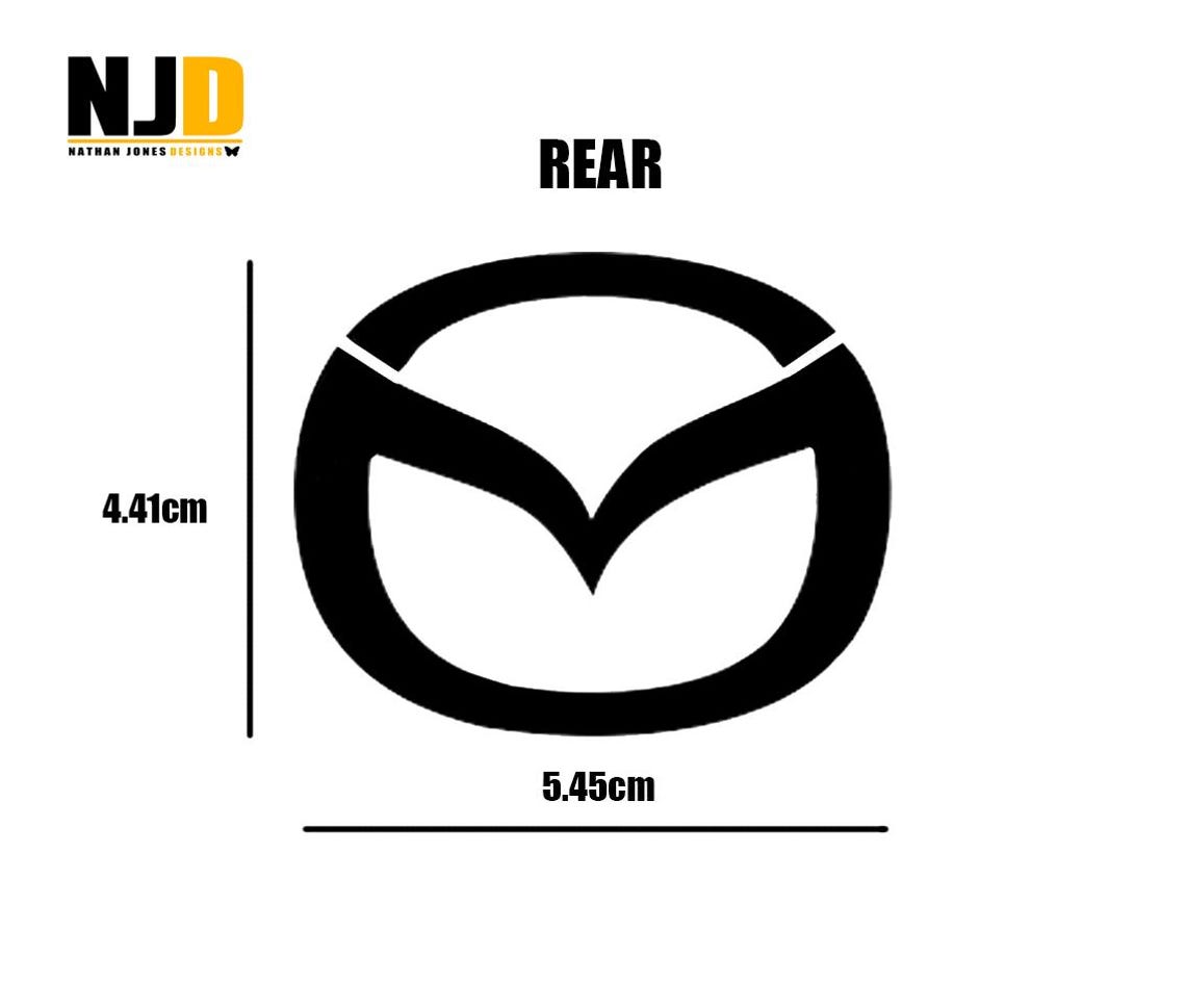 Mazda Badge Replacement Decals - Etsy