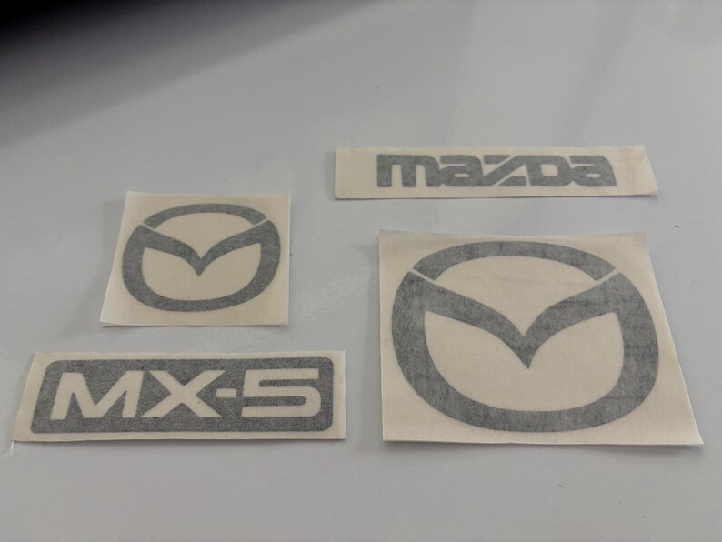 Mazda Badge Replacement Decals - Etsy