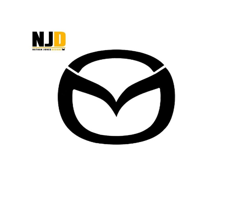 Mazda Badge Replacement Decals - Etsy
