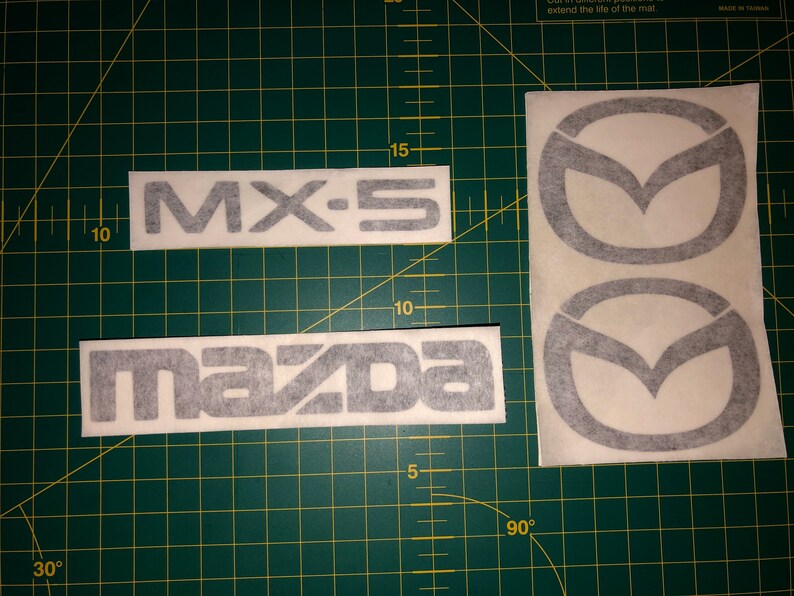 Mazda Badge Replacement Decals - Etsy