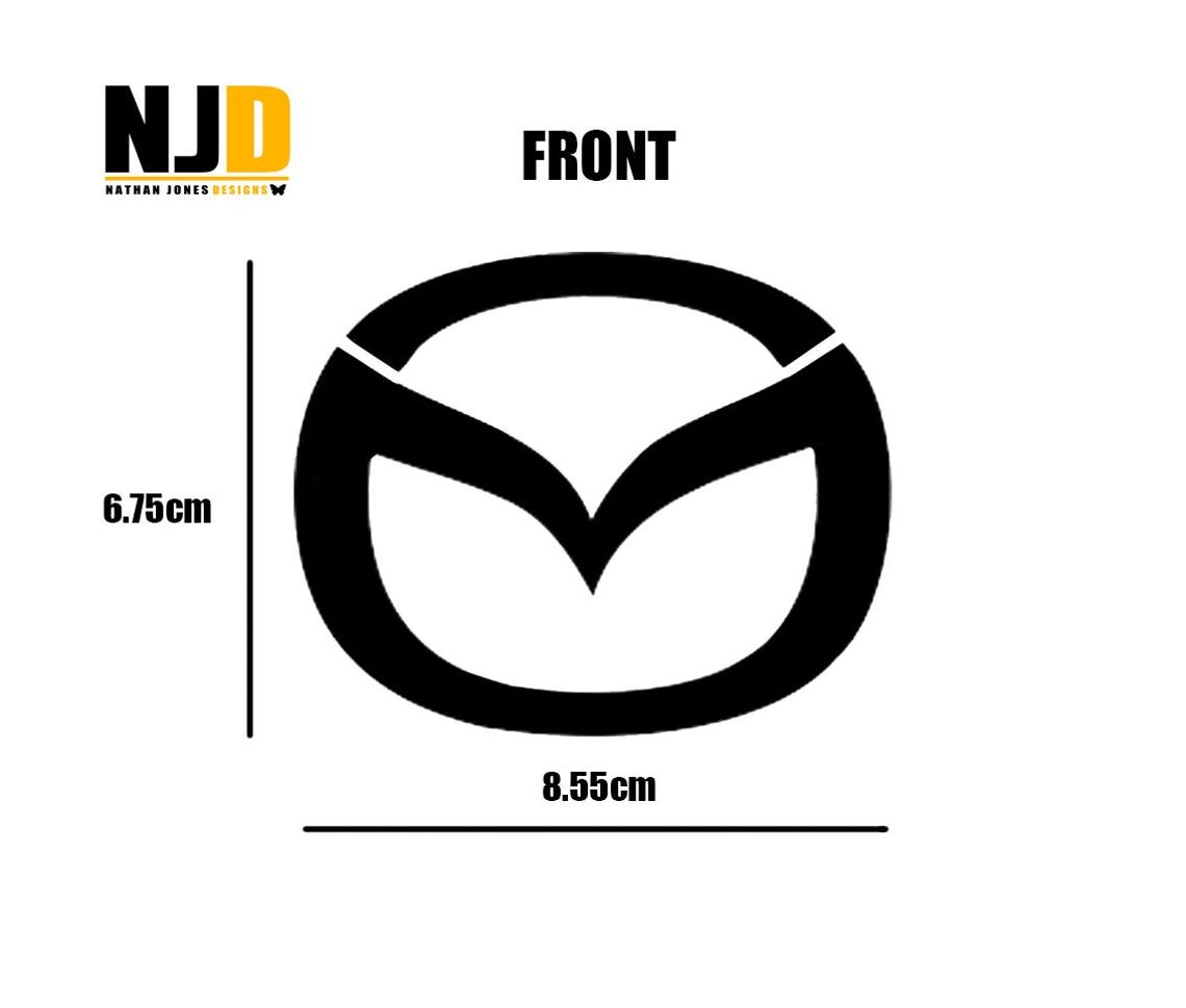 Mazda Badge Replacement Decals - Etsy