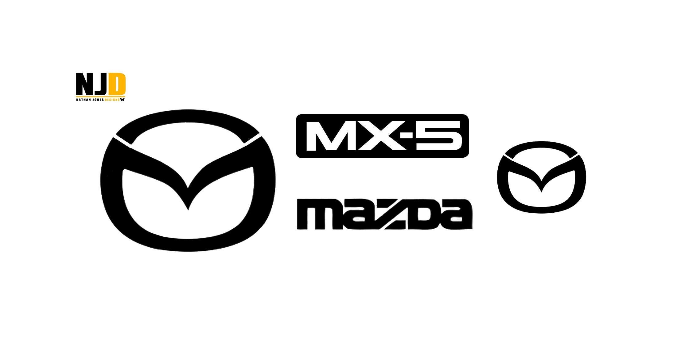 Mazda Badge Replacement Decals - Etsy