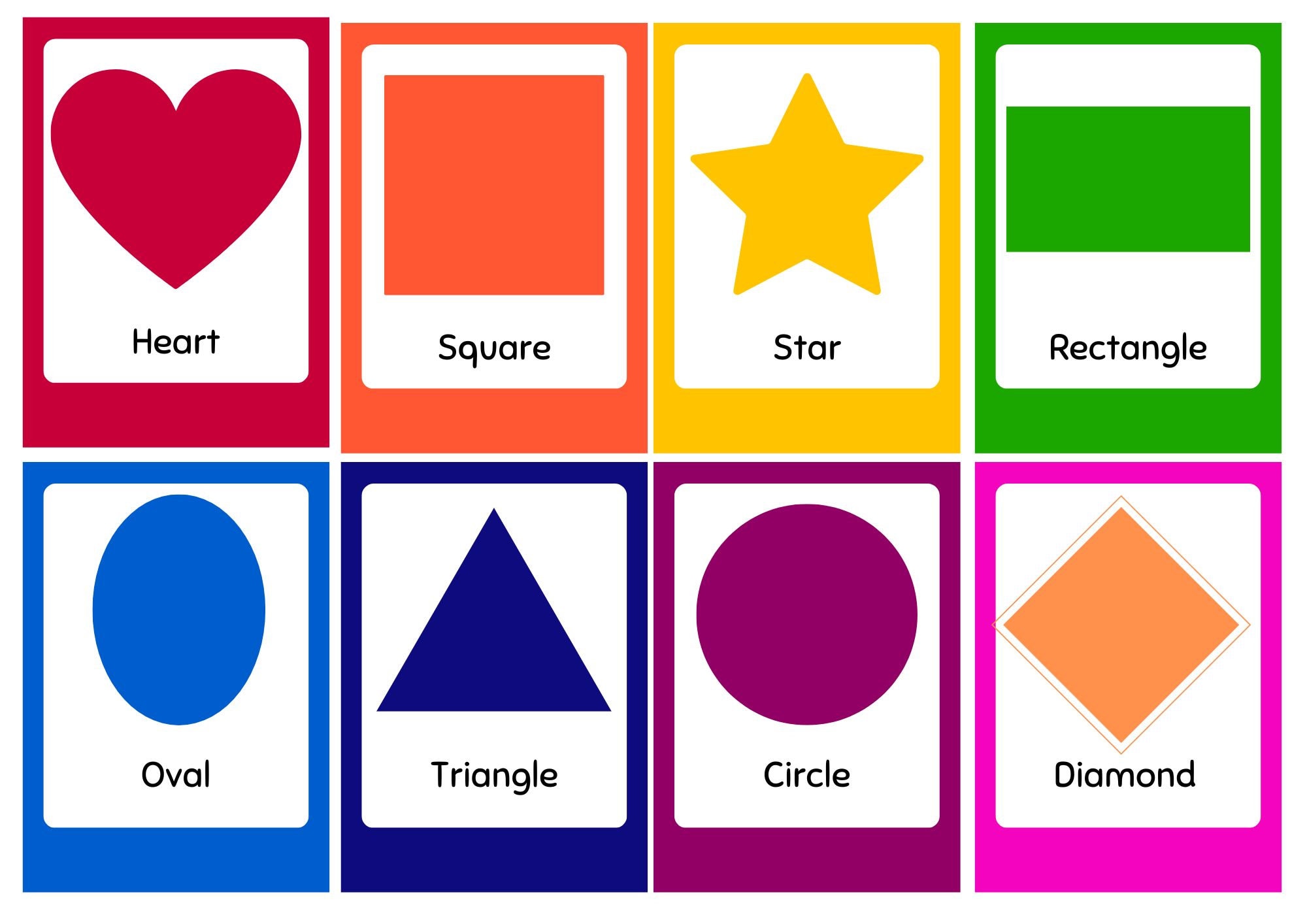 Match the Shapes-your Child Will Love Matching These Brightly Colored ...