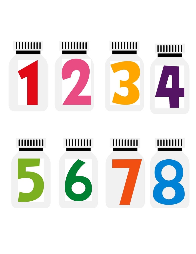 Cookie Counting-support Counting Skills 1-8 - Early Learning Counting ...