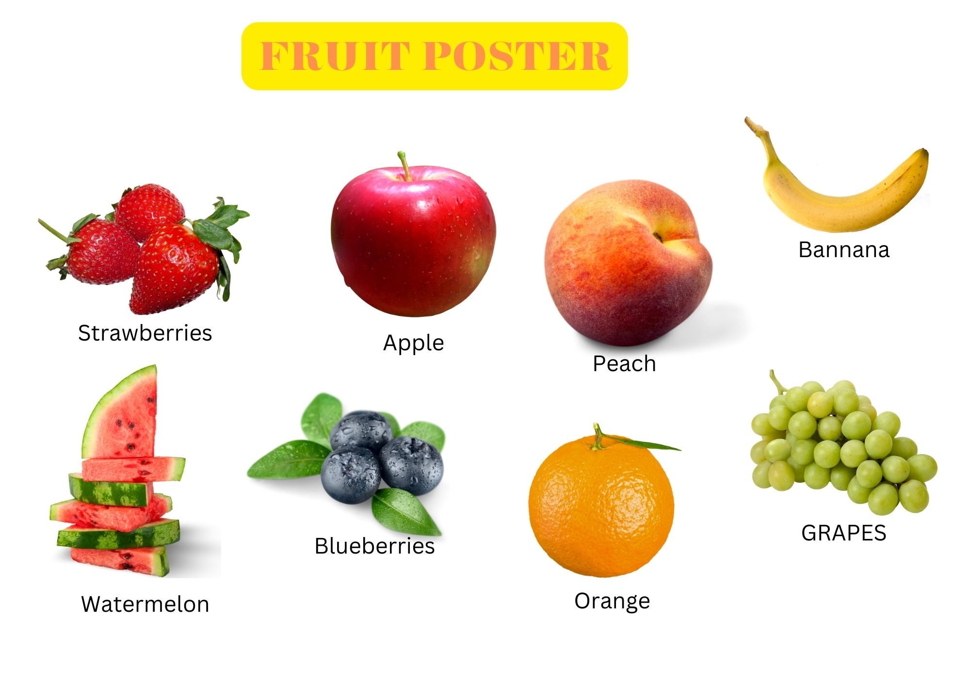 FRUIT and VEGETABLE SORT Sort the Fruits From the Veggies - Etsy