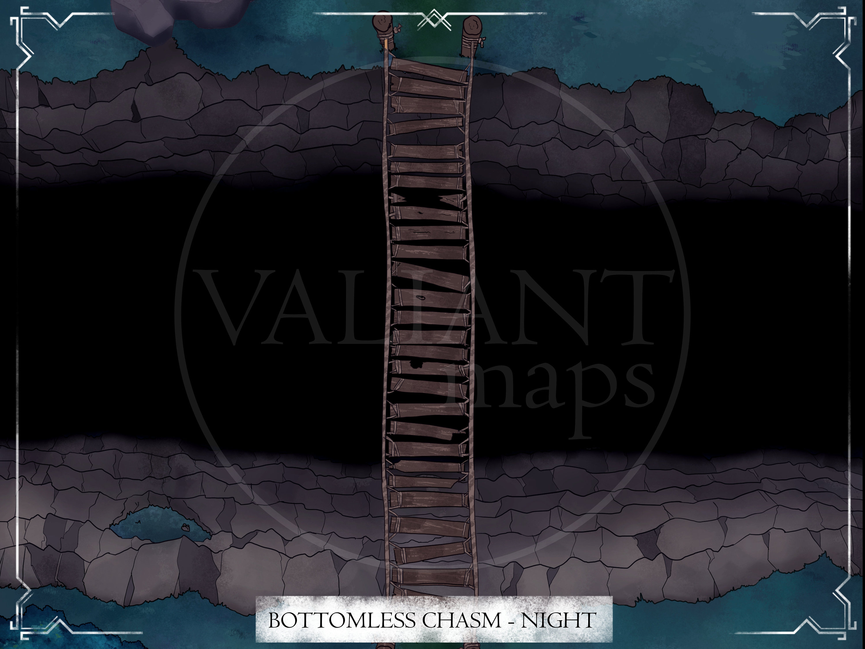 Chasm Bridge Digital Map Pack for Dungeons and Dragons and Table Top ...