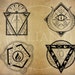 D&D Class Emblems Bundle, 12 Classic Character Class Badges ...